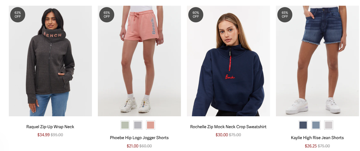 Bench Canada: 50% off Select Styles + Outlet up to 67% off - Canadian ...