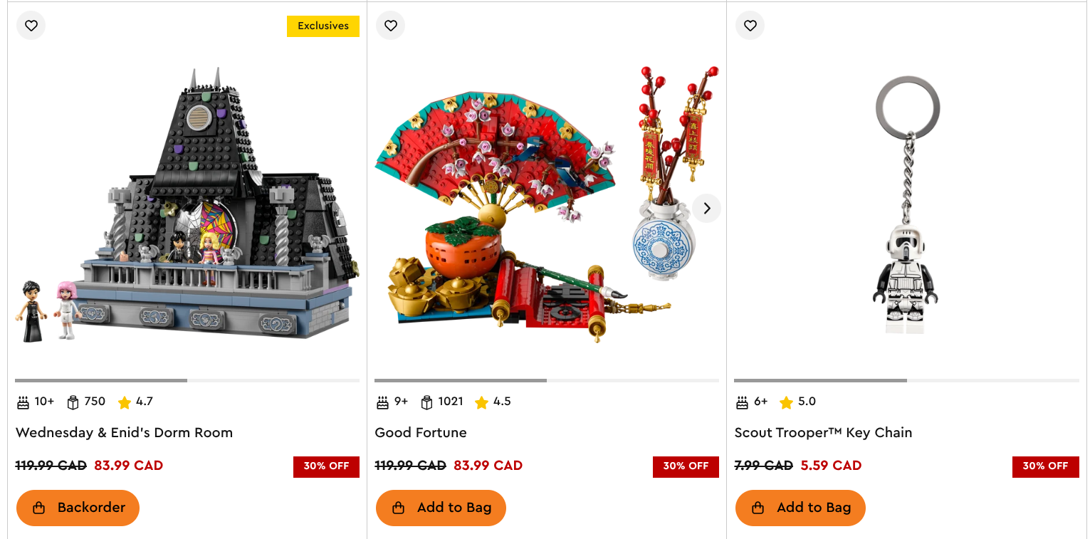LEGO Canada: Current Offers and Sale - Canadian Freebies, Coupons ...