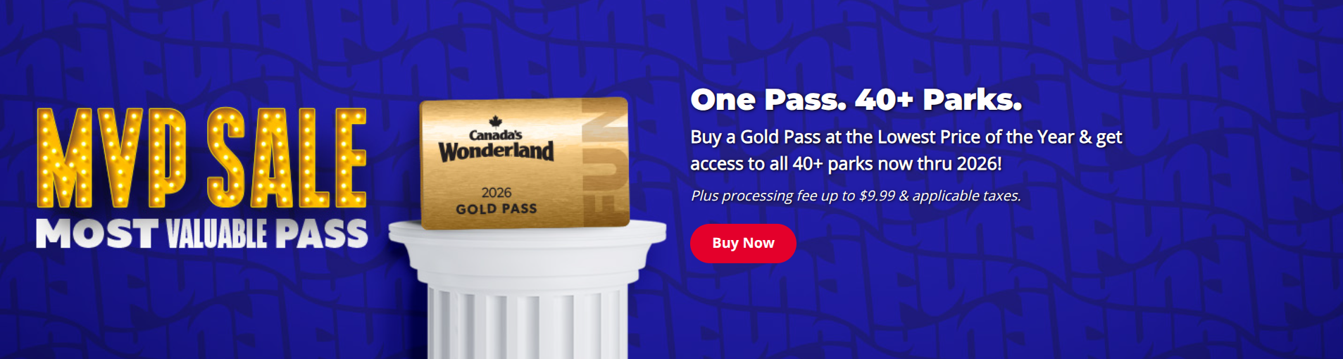 Canada's Wonderland: Buy a 2026 Gold Pass at the Lowest Price of the ...