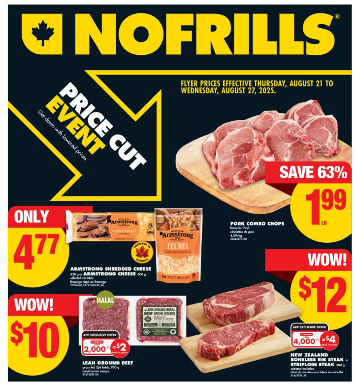 No Frills Ontario Flyer Deals August 21st - 27th - Canadian Freebies ...