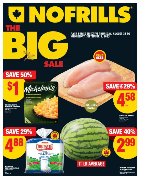 No Frills Canada Flyer Deals August 28th - September the 3rd - Canadian ...