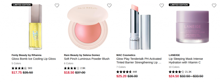 Sephora Canada Sale + Beauty Offers: Get 500 Points When You Spend $75 ...