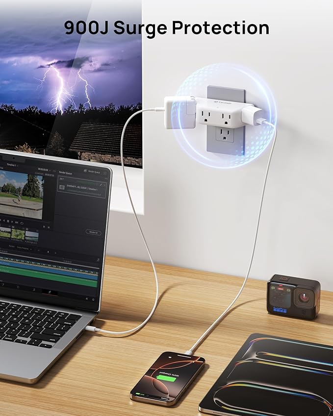 Amazon Canada Deals: Save 20% on TROND Multi Plug Outlet Extender, 3 ...