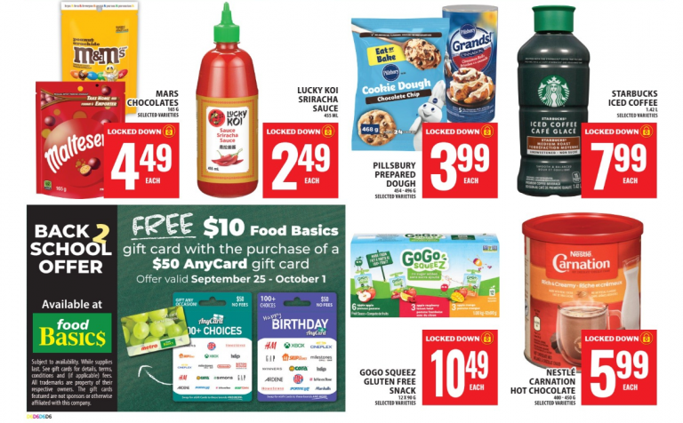 Food Basics and Metro Ontario: Get a $10 Gift Card When You Purchase a ...