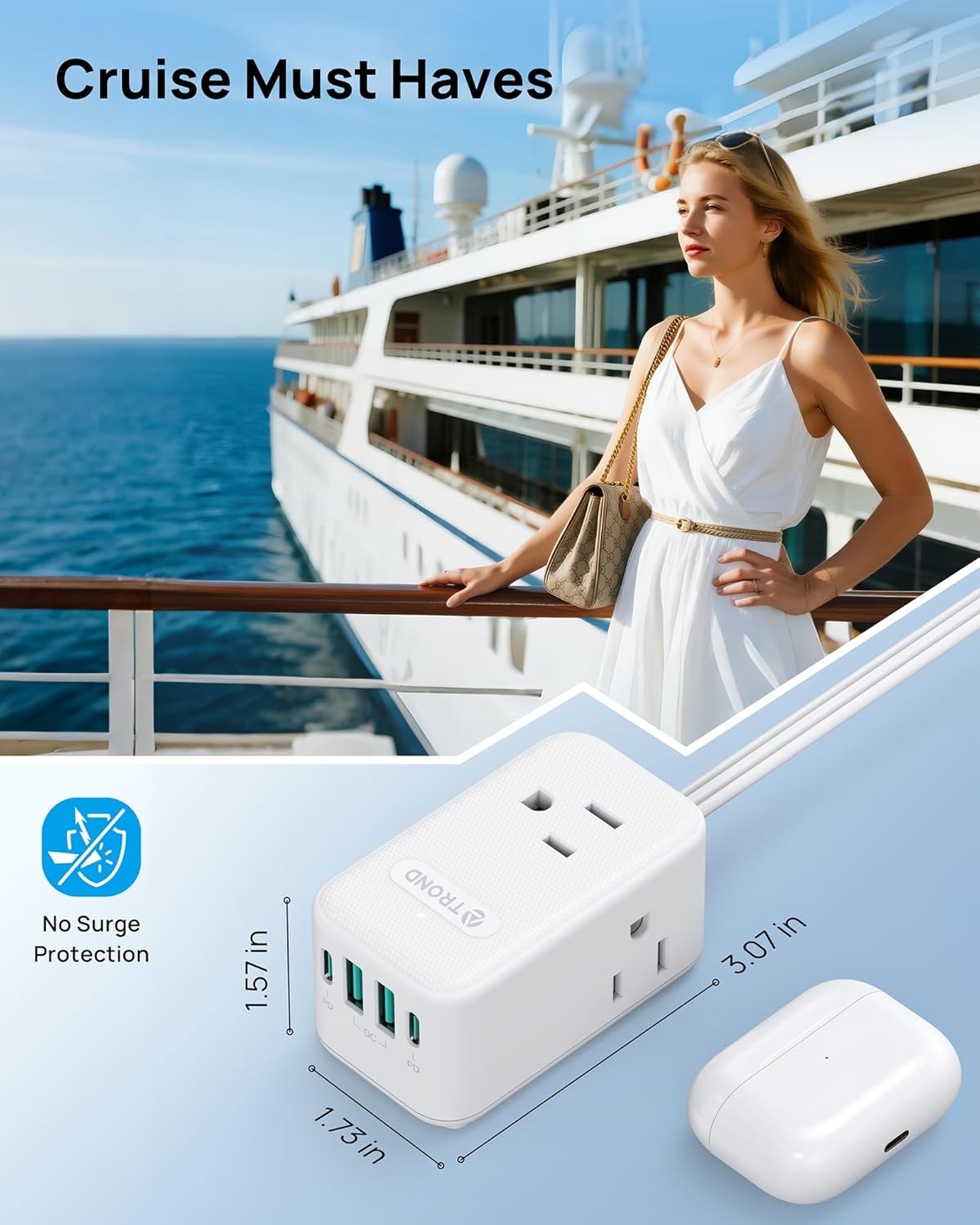 Amazon Canada Deals: Save 50% on TROND 360° Rotating Flat Plug USB C, 3 ...