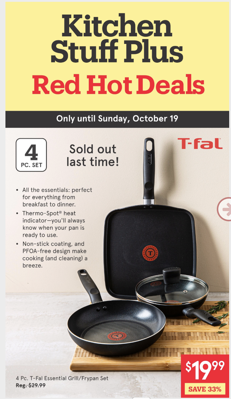 Kitchen Stuff Plus Canada Red Hot Deals: Save 60% off + More Offers ...