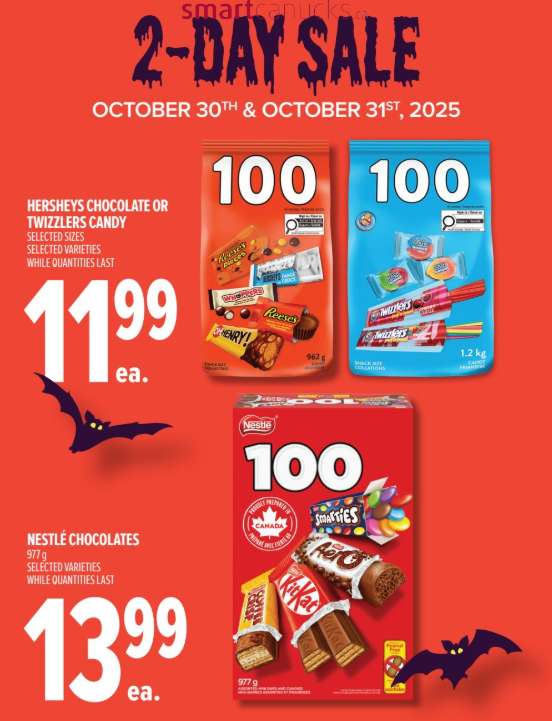 Metro Ontario: Hershey Chocolate or Twizzlers Candy 100's $11.99 ...