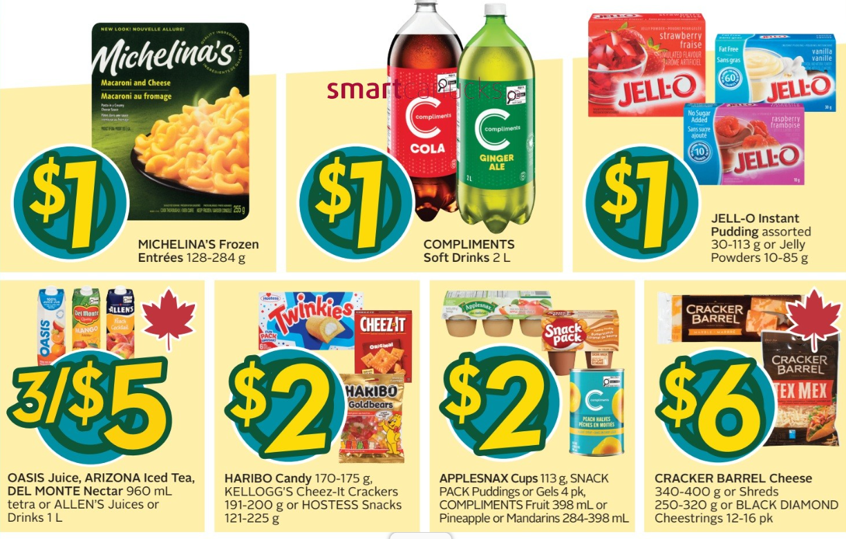 Sobey Ontario: Compliments 2L Soft Drinks $1 + More Flyer Deals ...