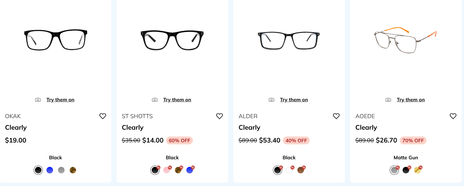 Clearly Canada: up to 60% off all Frames + 50% off Lenses + 15% off all ...