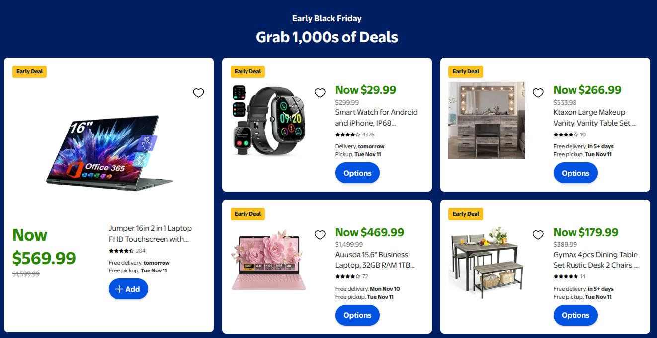 Walmart Canada Early Black Friday 2025 Deals: Thousands of Deals up to ...