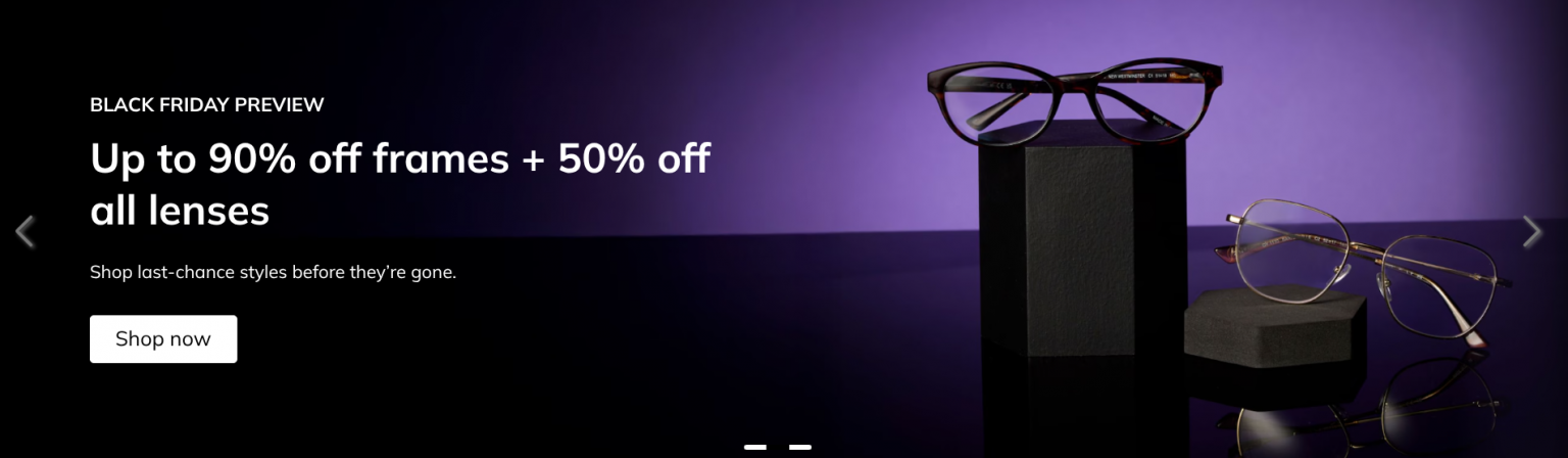 Clearly Canada Black Friday Preview Sale: Save up to 90% Off Frames, 50 ...