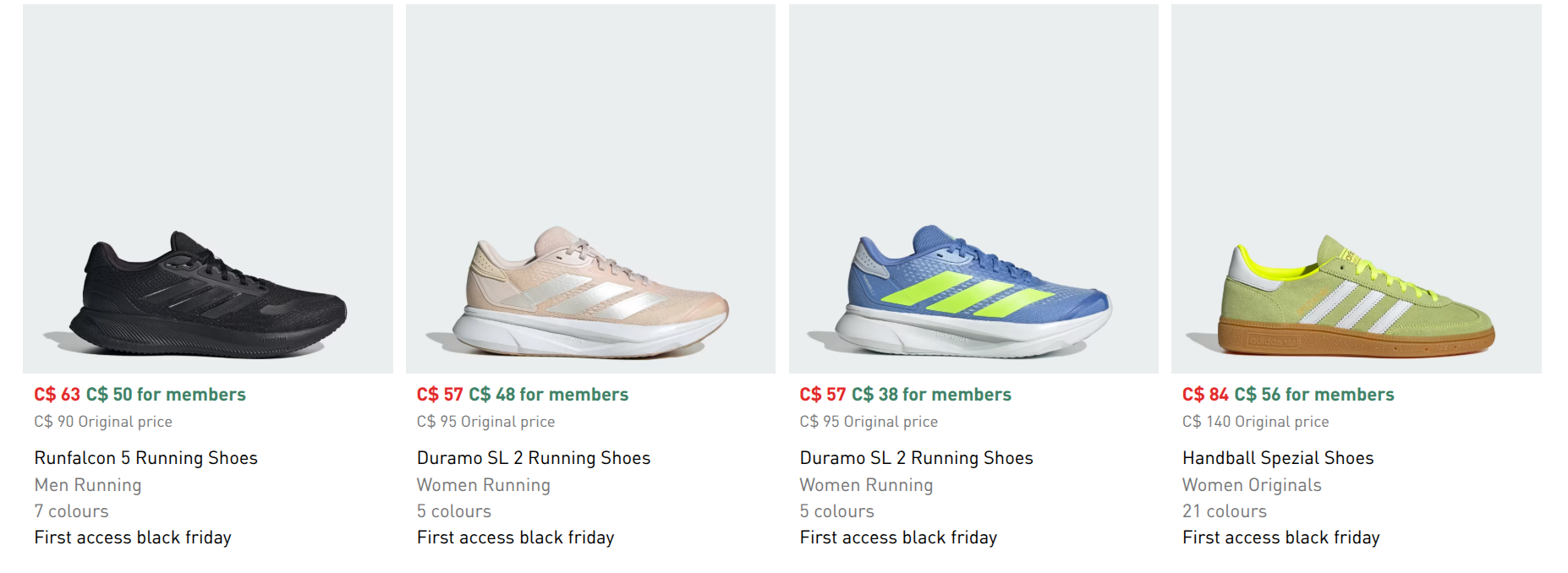 Adidas Canada: Early Black Friday up to 60% off - Canadian Freebies ...