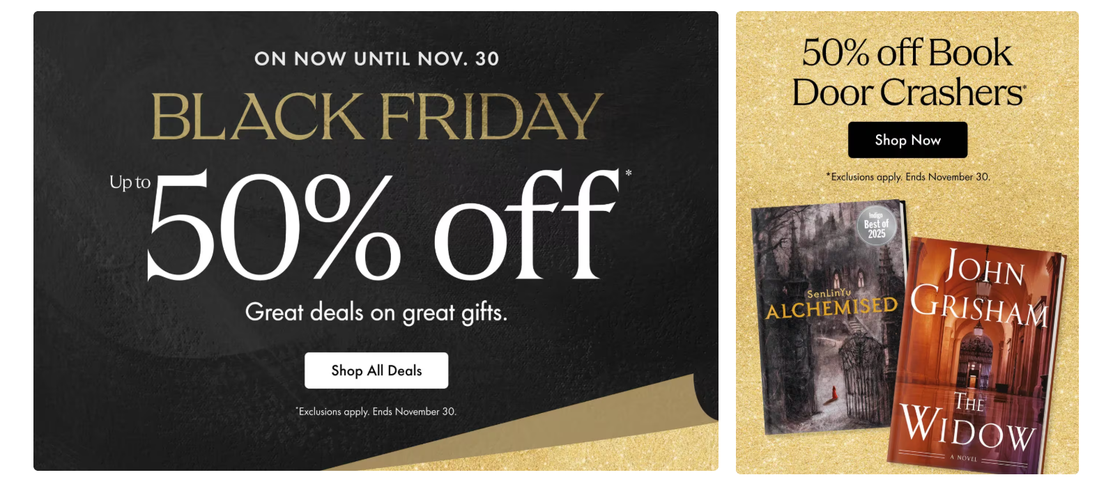 Indigo Chapters Canada Black Friday Deals 2025 *LIVE* - Canadian ...