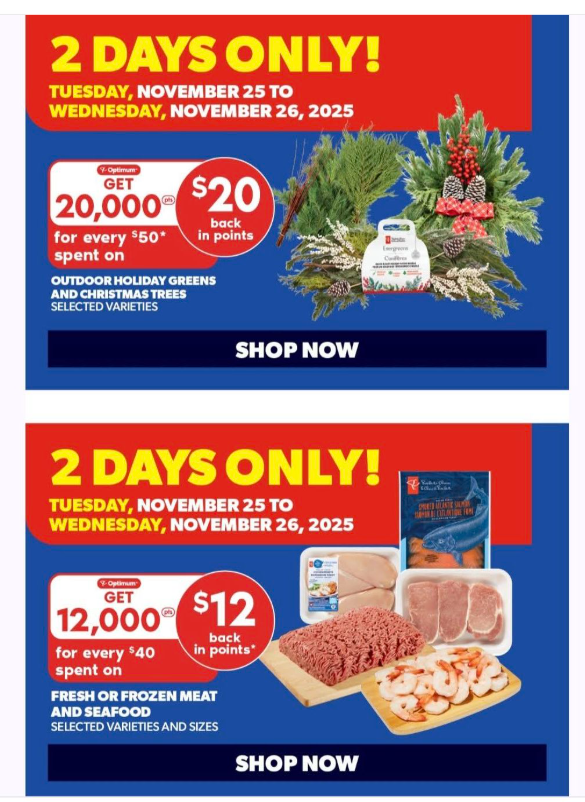 Real Canadian Superstore Ontario Flash PC Optimum Offers November 25th ...