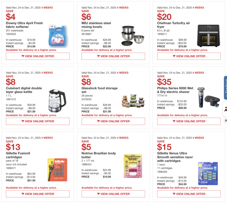 Costco Canada Black Friday Coupons/Flyers Deals at All Costco Wholesale ...
