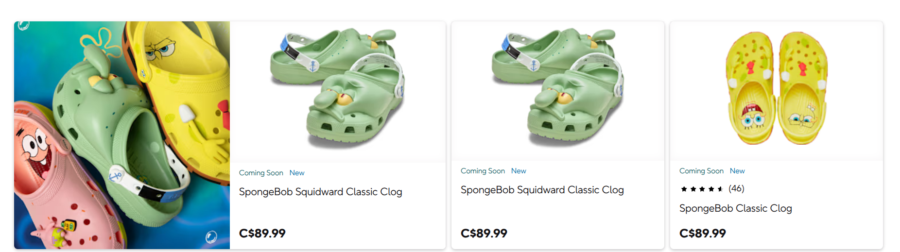 Crocs Canada: Last Minute Deals From $24.99 + SpongeBob Collection Now ...