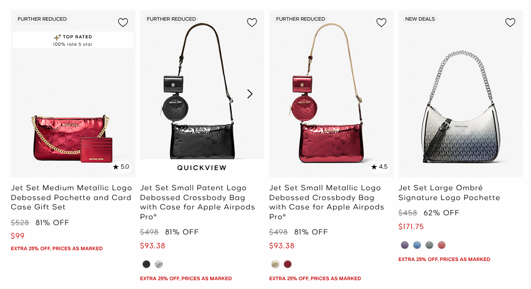 Michael Kors & Outlet Canada Boxing Week Deals & Sales: Extra 25% off ...