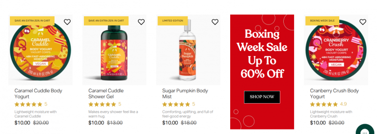 The Body Shop Canada Boxing Day 2025 Deals Sale: 40% off Sitewide ...