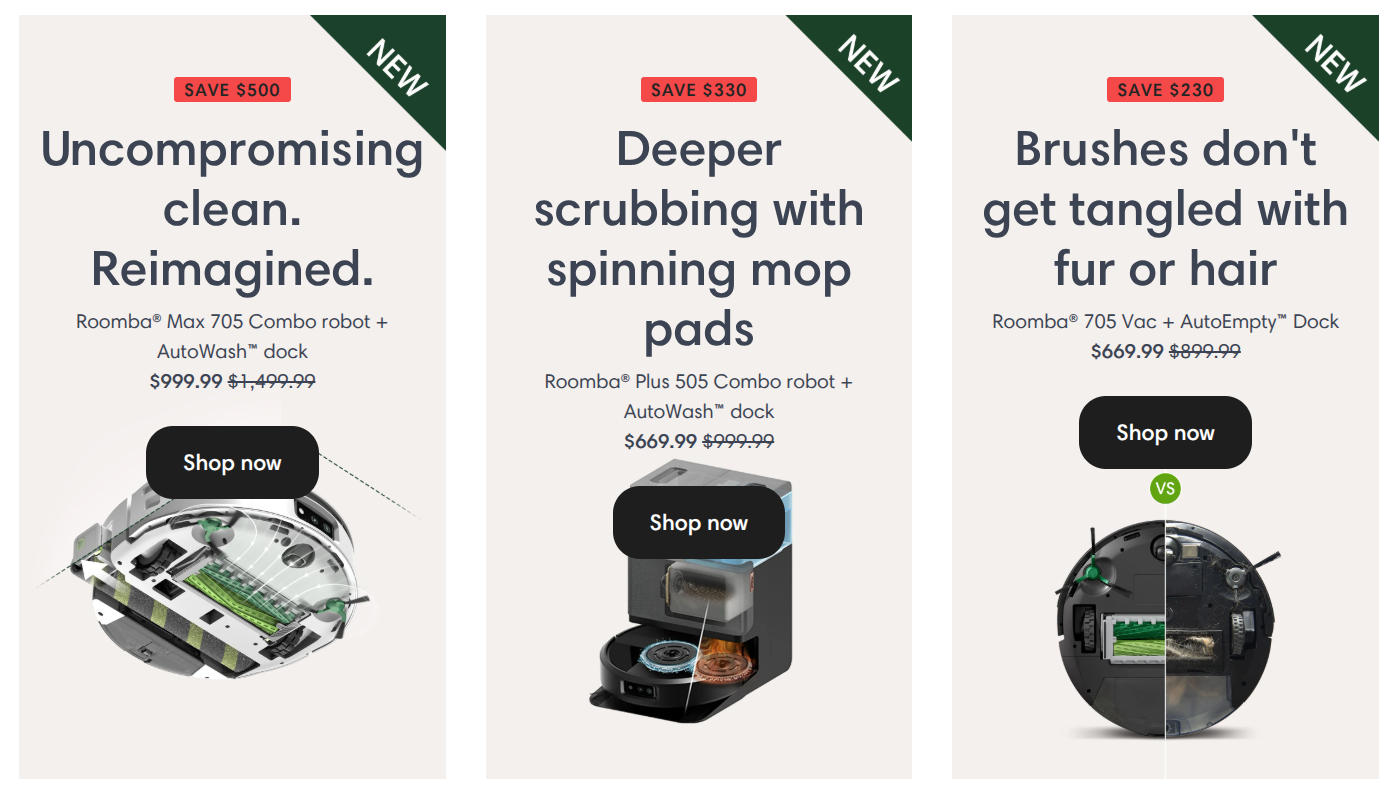 iRobot Canada: Roomba Robots up to 50% off - Canadian Freebies, Coupons ...