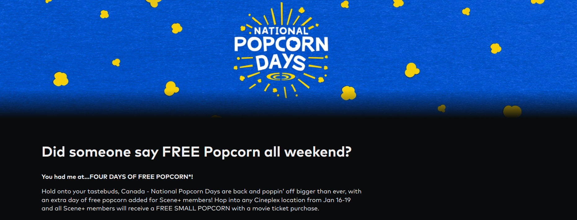 Cineplex Canada $5 Movie Tuesday are Back: $5 General admission & $5 ...