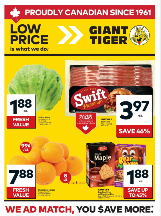 Giant Tiger Canada Flyer Deals January 14th - 20th - Canadian Freebies ...