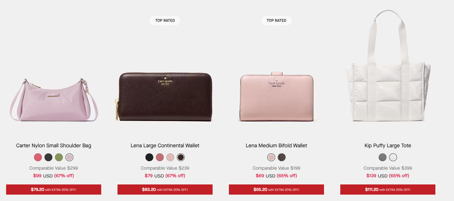 Kate Spade Outlet Canada: up to 70% off Everything + Extra 20% off ...
