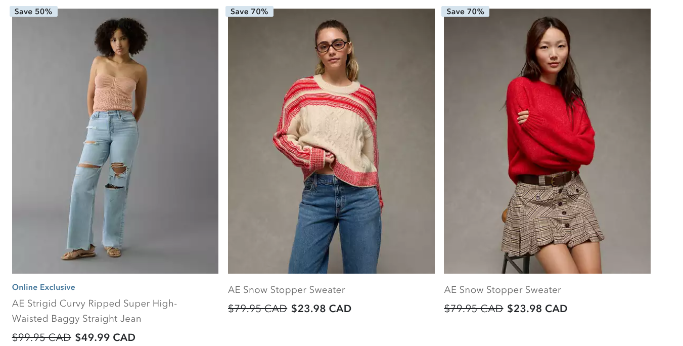 American Eagle & Aerie Canada: Save 30-70% on Everything - Canadian ...