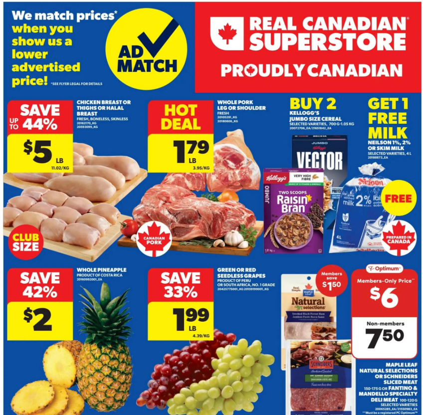 Real Canadian Superstore: Free 4L Milk With The Purchase of 2 Jumbo ...