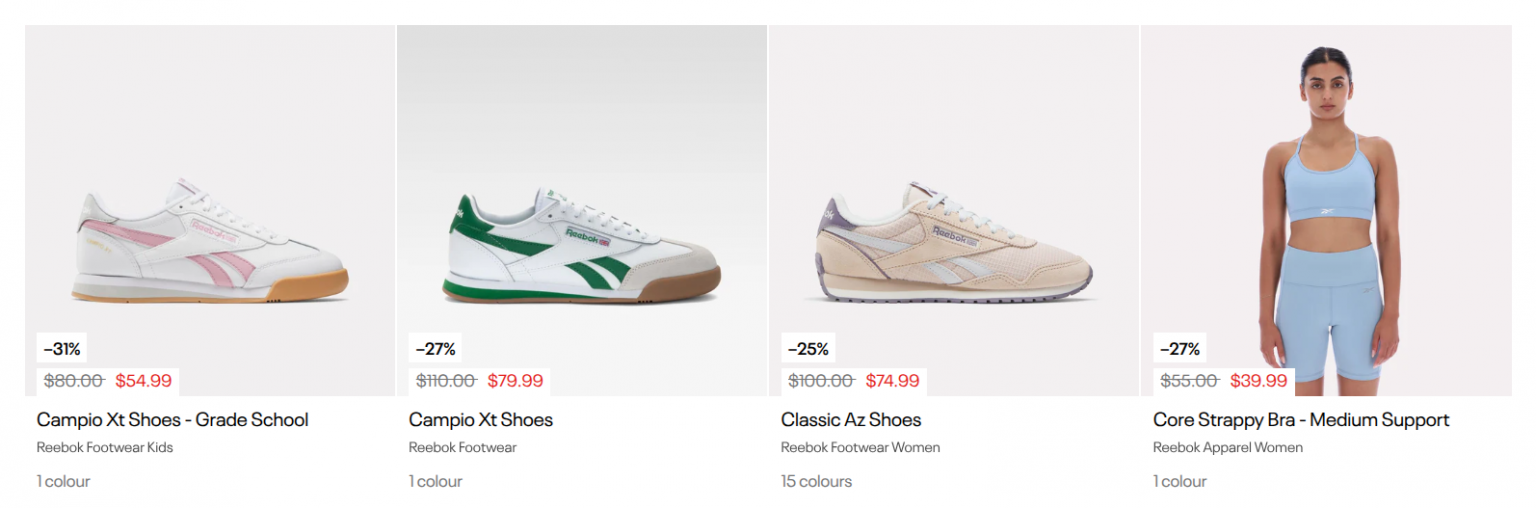 Reebok Canada: Sale up to 31% off - Canadian Freebies, Coupons, Deals ...