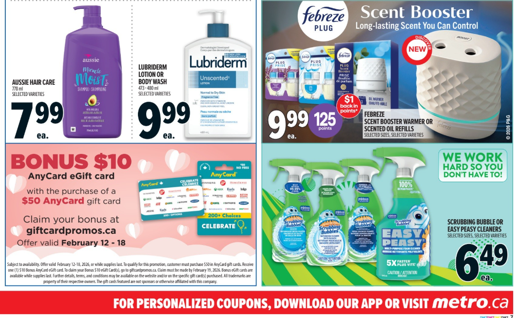 Metro Ontario: Get a Bonus $10 AnyCard eGift Card When You Buy a $50 ...