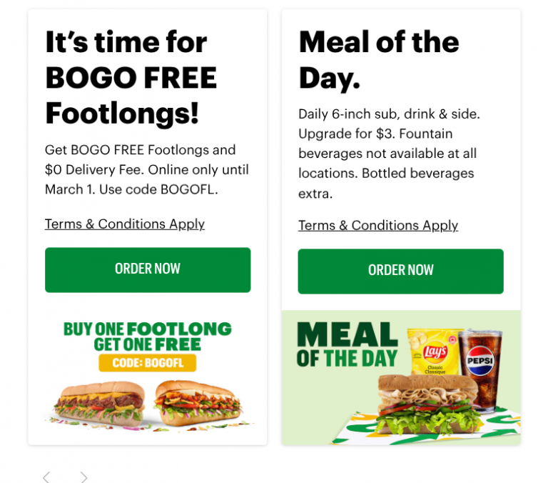 Subway Canada Weekly deals + Deals & Promotions - Canadian Freebies ...