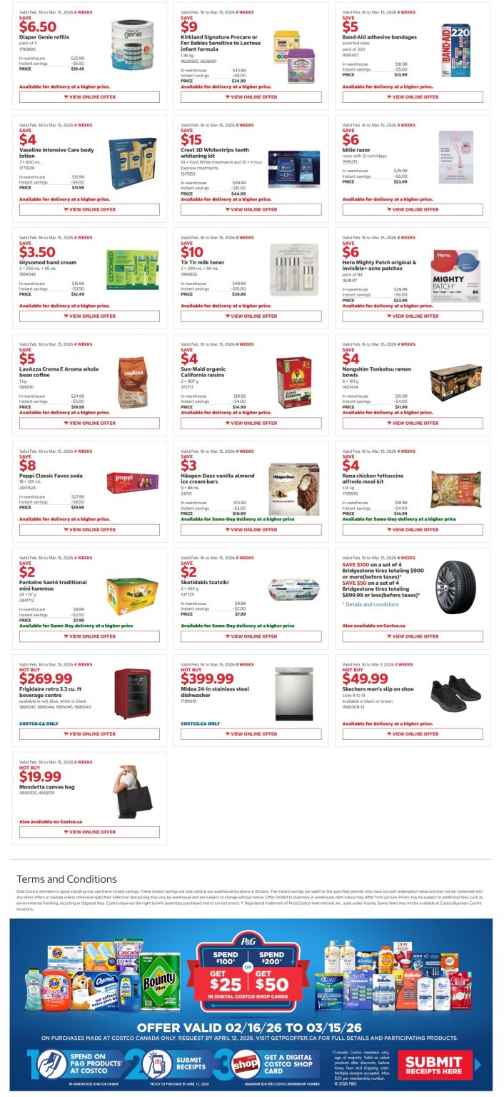 Costco Canada Coupons/Flyers Deals at All Costco Wholesale Warehouses ...