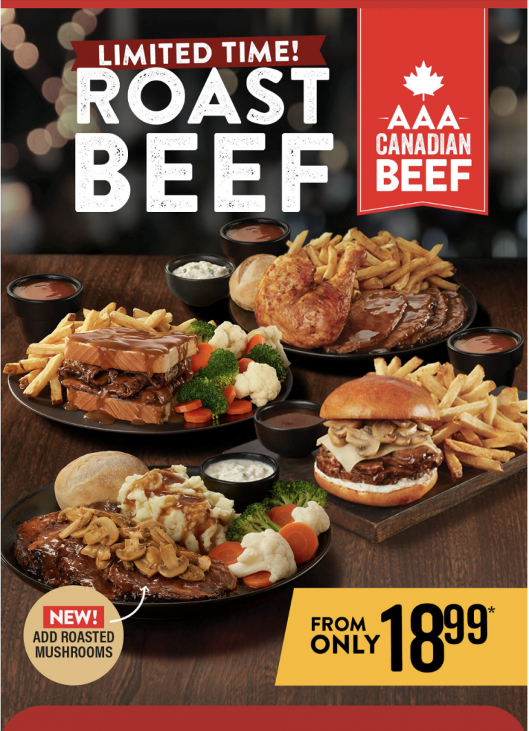 Swiss Chalet Canada Promotions: FREE Quarter Chicken Dinner Coupon ...
