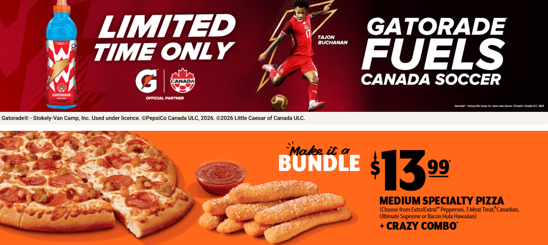 Little Caesars Canada Promotions: $9.99 Specialty Pizzas + More ...